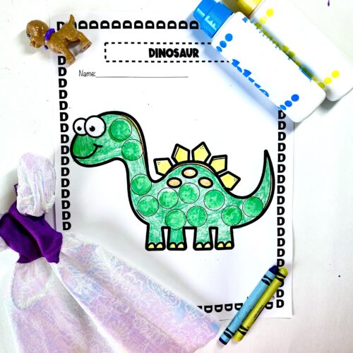 Letter D Do A Dot and Art Packet Bundle - Classful