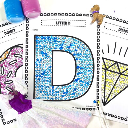 Letter D Do A Dot and Art Packet Bundle - Classful