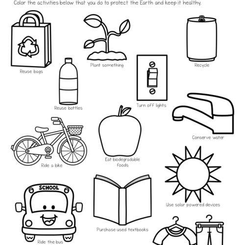 Green Responsibilities Earth Day Lesson Plan - Classful