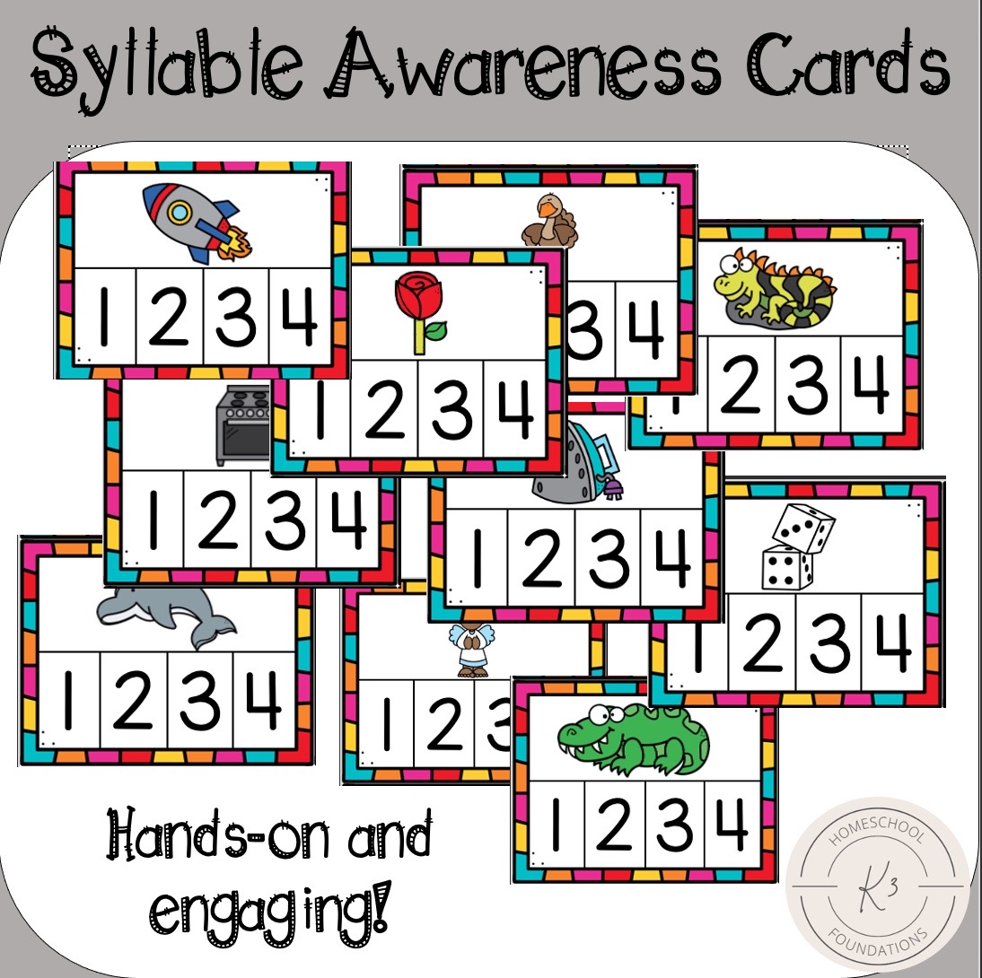 Syllable Awareness Cards - Classful