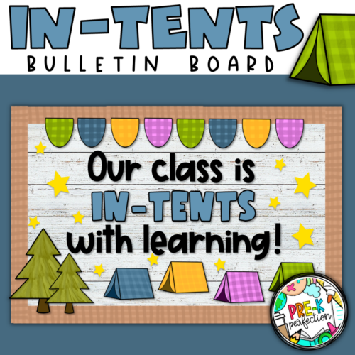 Camping Tents Bulletin Board | In - Tents Learning | Flannel Tent Decor ...