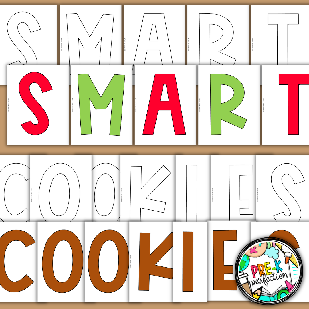Gingerbread Bulletin Board | Smart Cookies! | Christmas Classroom Decor ...