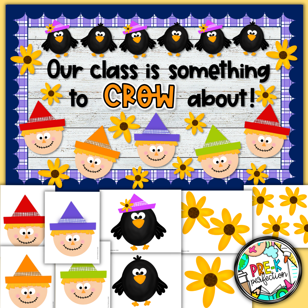 Scarecrow Bulletin Board | Thanksgiving Bulletin Board | Fall Decor ...