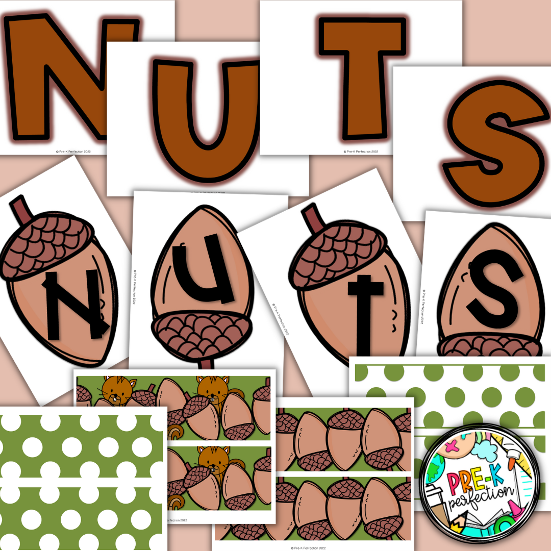 Acorn Bulletin Board | Nuts About Learning Bulletin Board Kit | Baby ...