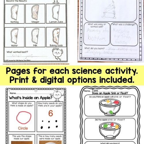 Apple Science Experiments & STEM, Apples Science Activities Fall ...