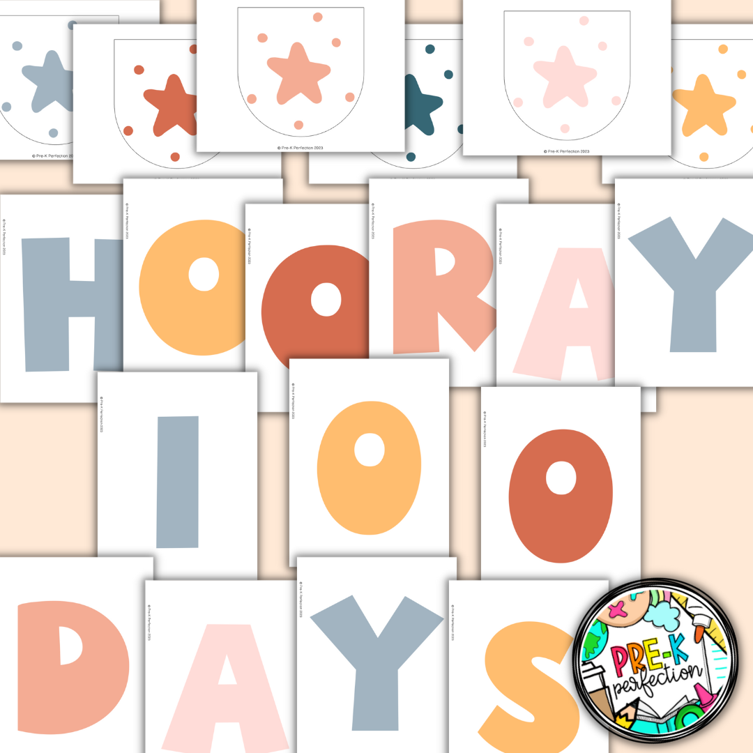 100th Days Smarter Bulletin Board | Neutral Boho 100th Day Decor - Classful