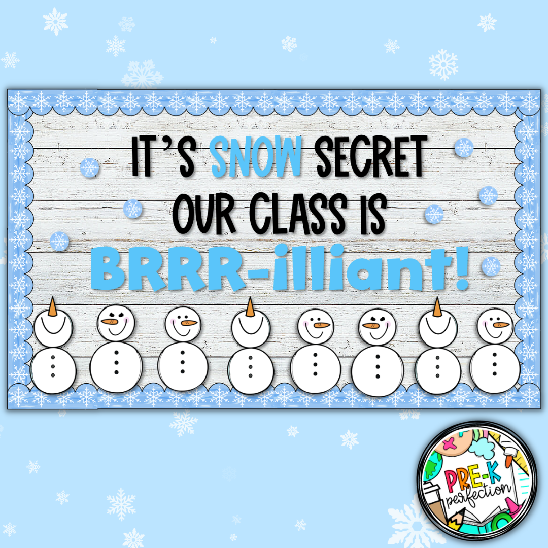 Snowman Bulletin Board | Winter Bulletin Board | BRRR-illiant Bulletin ...