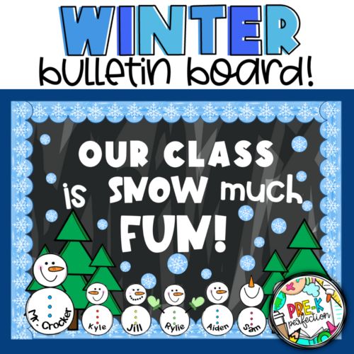 Winter Bulletin Board | Our Class is Snow Much Fun! | READING is Snow ...
