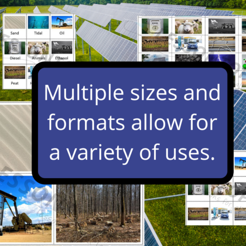 Renewable and Non-renewable | Natural Resources | Card Sort - Classful
