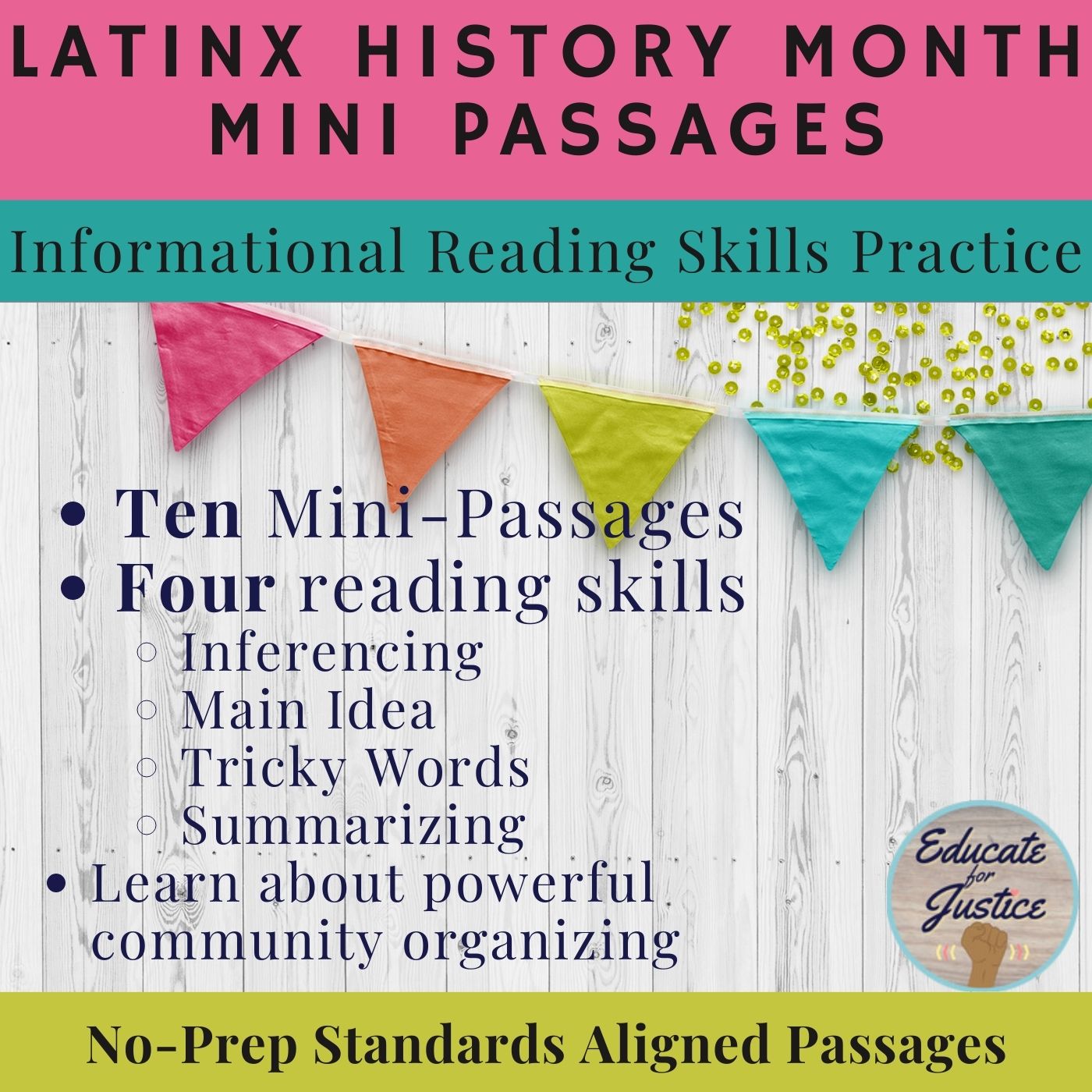 Hispanic Heritage Month Reading Skills, Nonfiction Reading ...