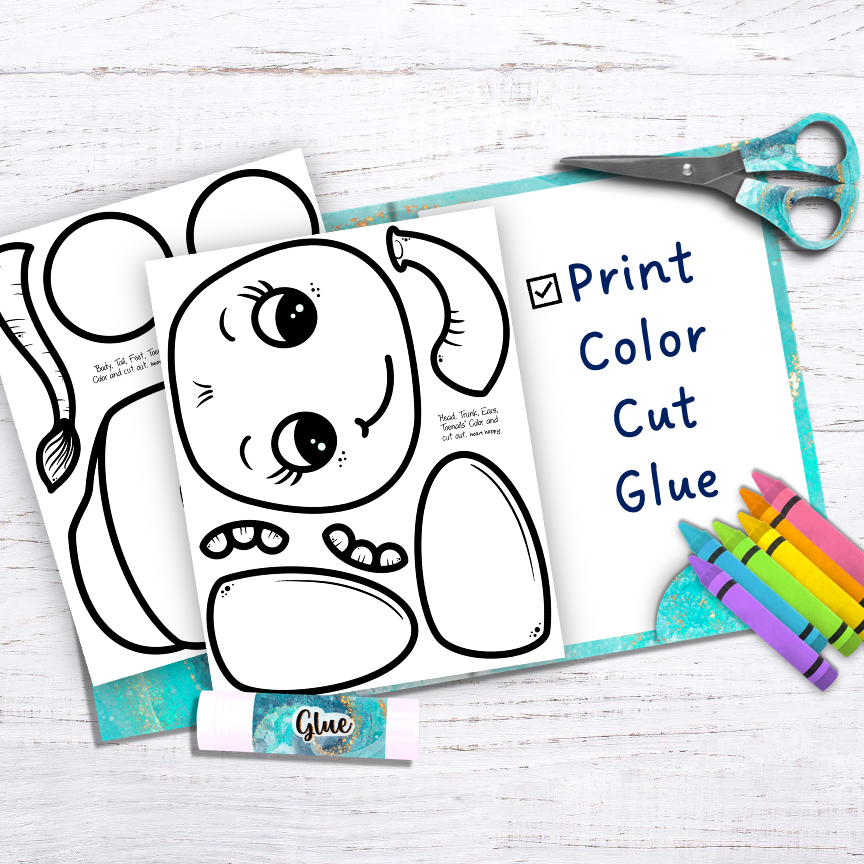 Elephant Craft | Zoo Animal Craft - Classful