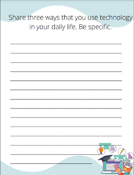 Technology Writing prompts - Classful