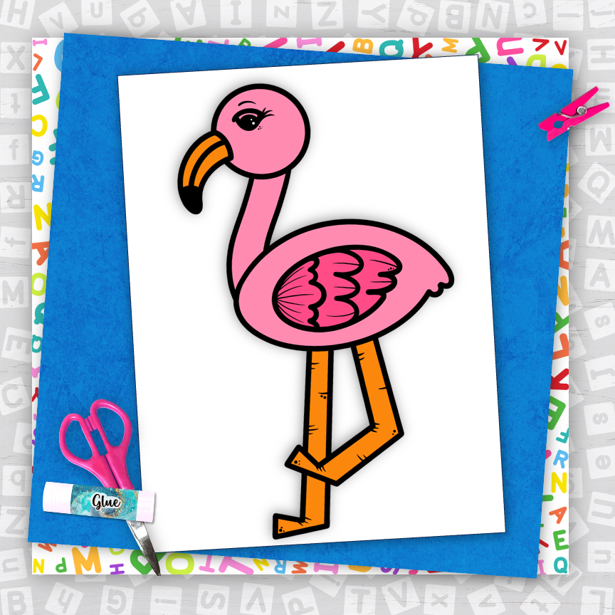 Flamingo Craft | Zoo Animal Craft | Letter F | Summer Craft - Classful Flamingo Craft | Zoo Animal Craft | Letter F | Summer Craft - Classful
