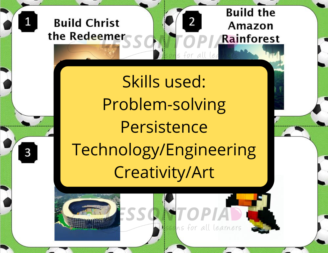 Minecraft Challenges | Brazil | STEM Activities - Classful