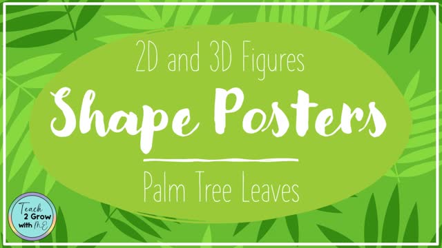 2D and 3D Shape Posters Anchor Charts Dinosaur Theme Classroom Decor ...