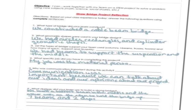 Straw Bridges ~ STEM Project - Classful