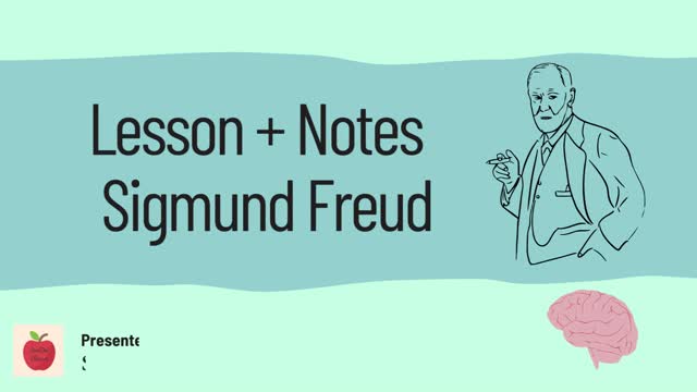 Sigmund Freud- Psychology Lesson with Guided Notes - Classful